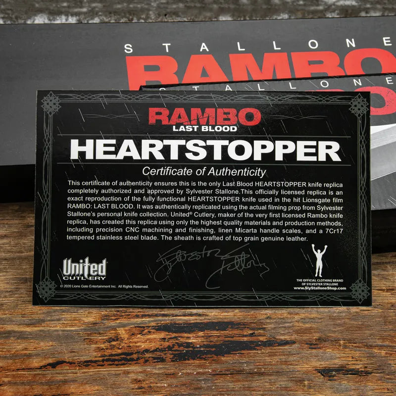 Rambo Last Blood Heartstopper Knife – Collectible Blades UK